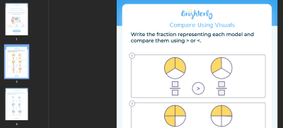 Free Comparing Fractions Worksheets