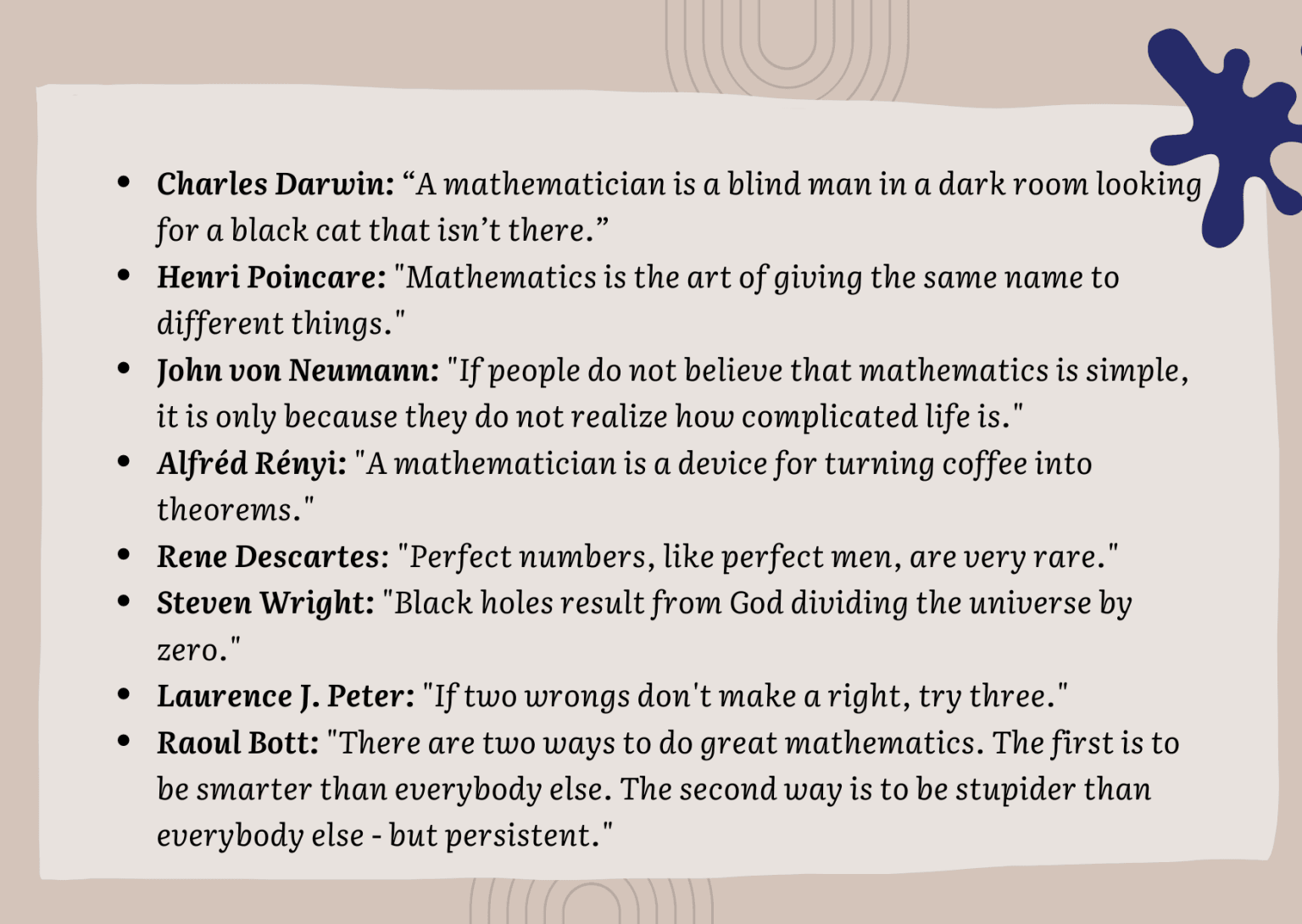 35 best math quotes for elementary and middle school