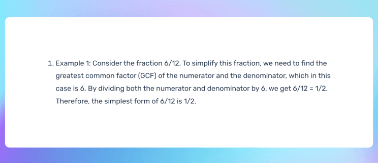 Simplifying Fractions Worksheets