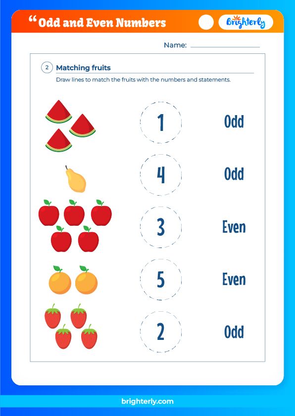 Free Printable Odd And Even Numbers Worksheets Pdfs Brighterly 6053