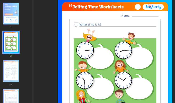 Telling Time Worksheets [Free Printable]