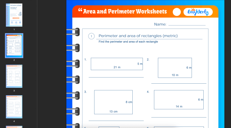 Area And Perimeter Worksheets [Free Printable]