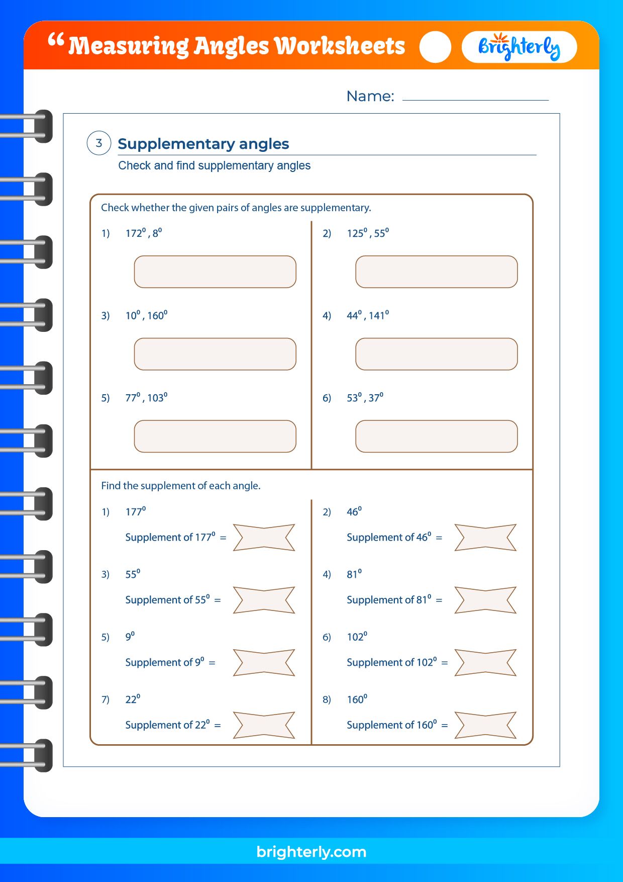 Free Printable Measuring Angles Worksheets for Kids [PDFs] Brighterly
