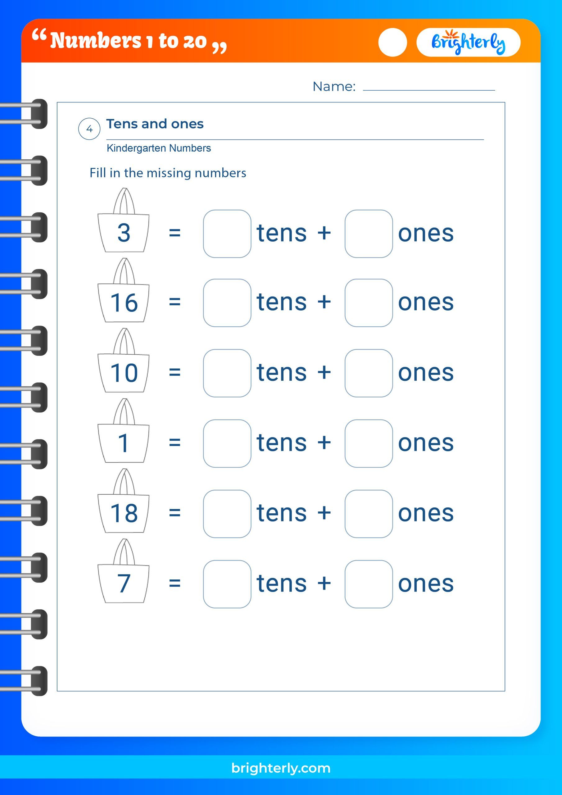 Numbers 1 to 20 Worksheets: A Short Guide by Brighterly Tutors