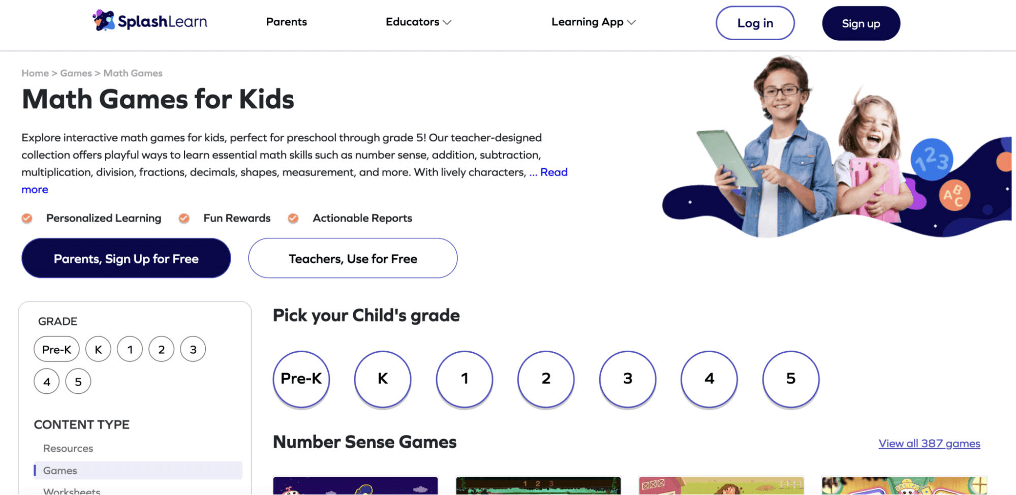 30 Best Math Games for Kids