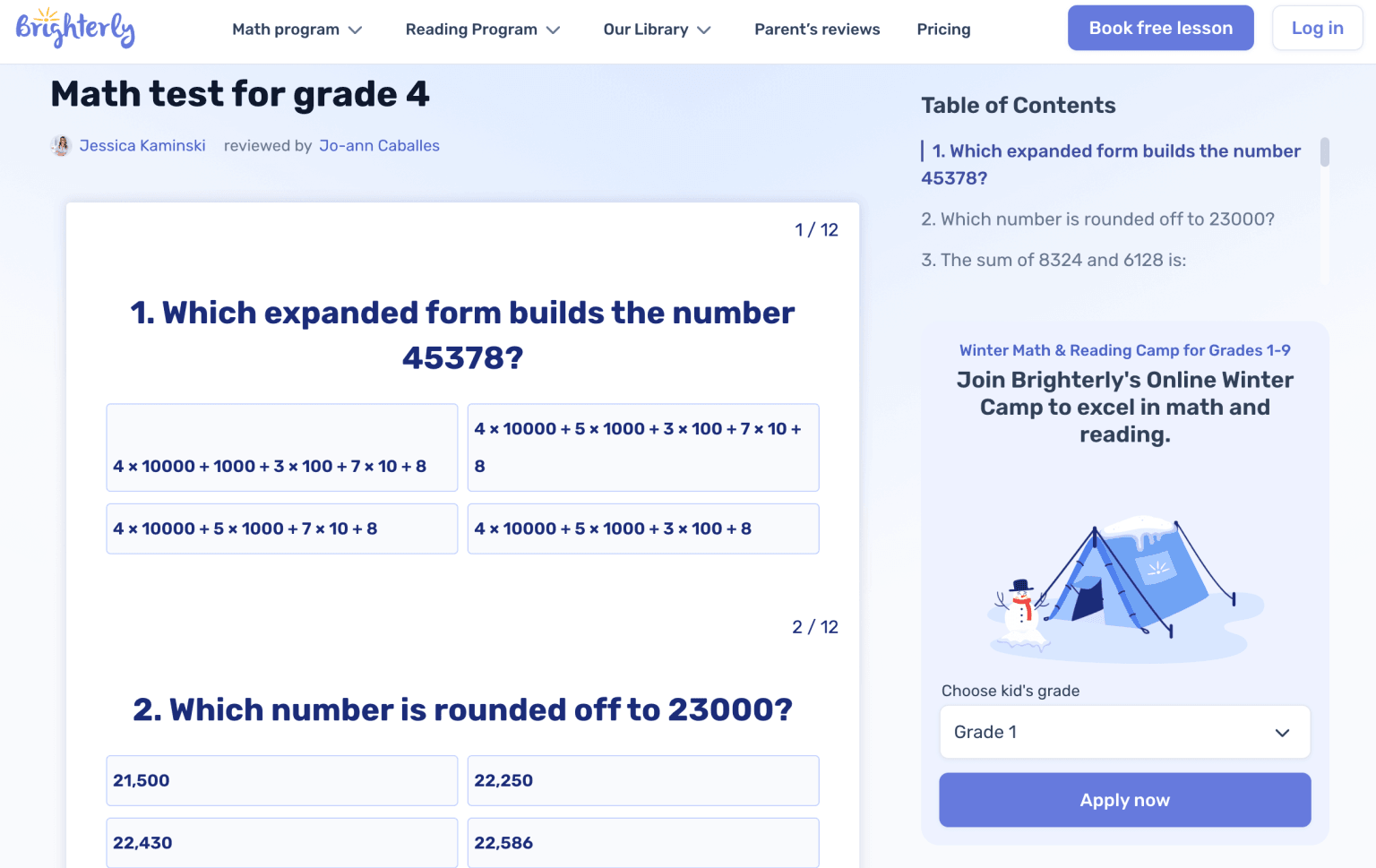 Reducing Fractions Worksheets [Free download]