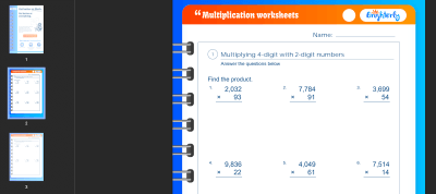 6th Grade Multiplication Worksheets PDF