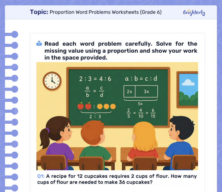 Free Printable Proportion Word Problems Worksheet [PDFs]