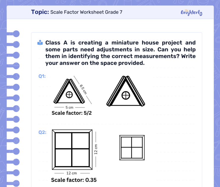 Scale Factor Worksheets [Free Printable]