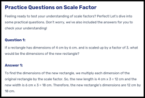 Scale Factor Worksheets PDF