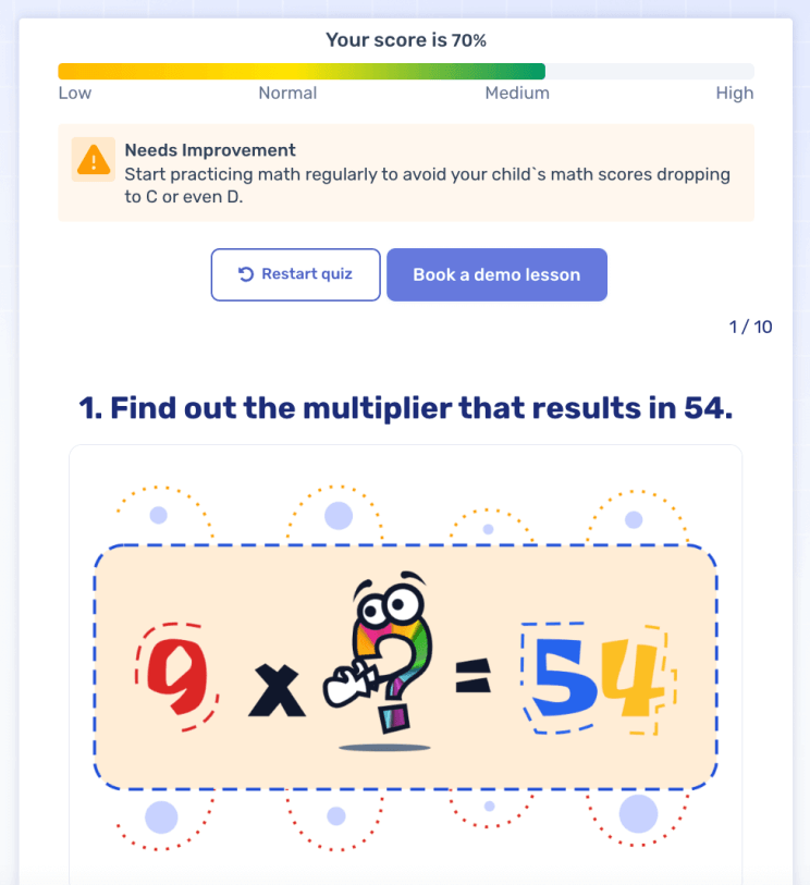 3rd Grade Diagnostic Math Test