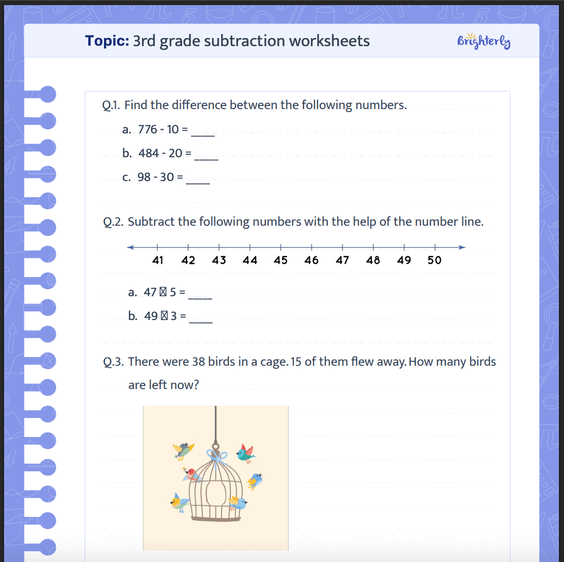 3rd Grade Diagnostic Math Test