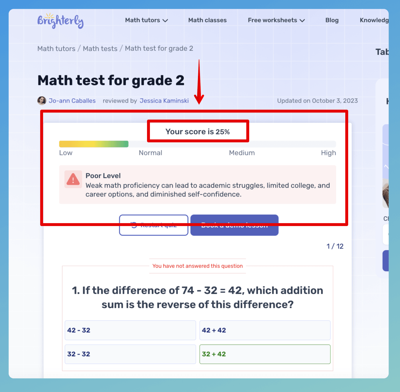 2nd Grade Math Test: Preparation Tips & Examples