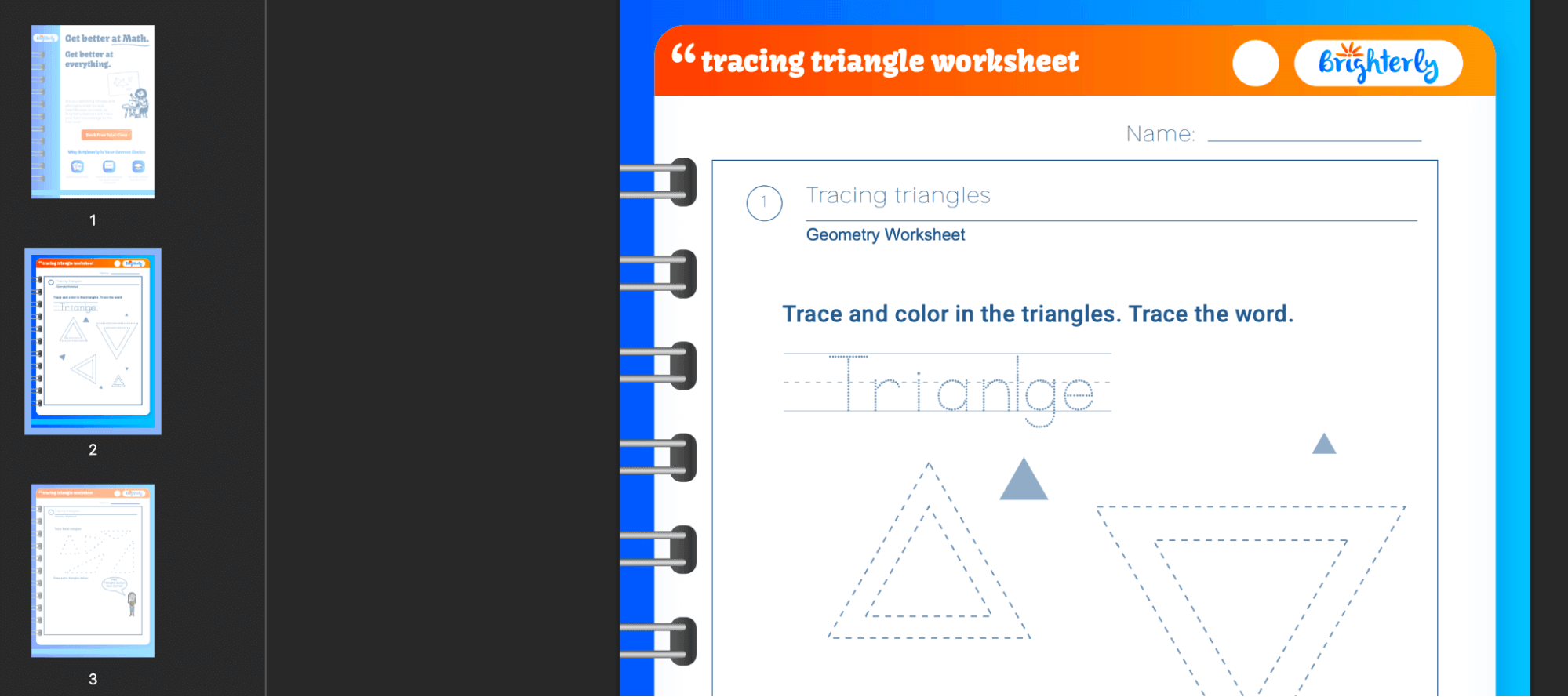 Triangle Worksheets [Free Printable]