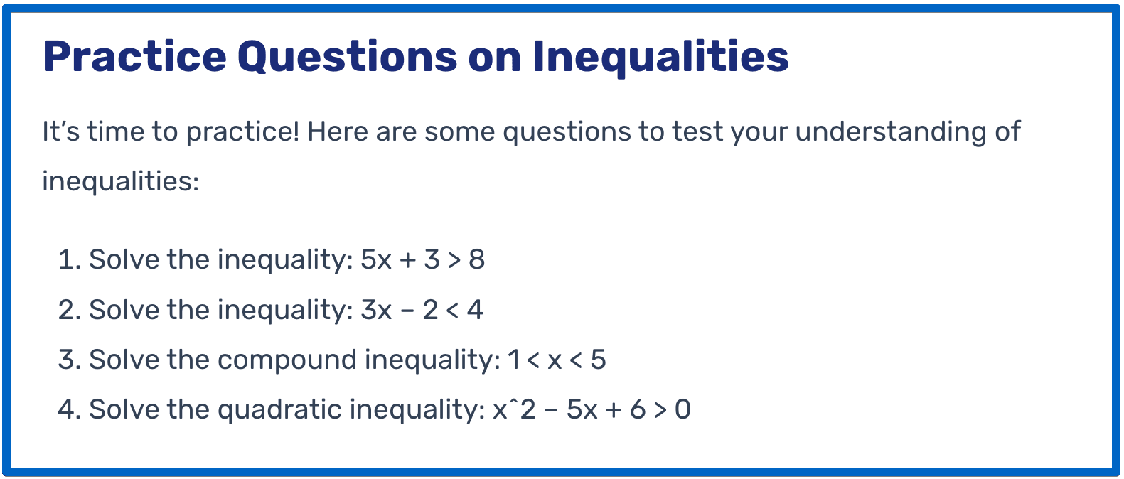 Compound Inequalities Worksheet [Free Printable]