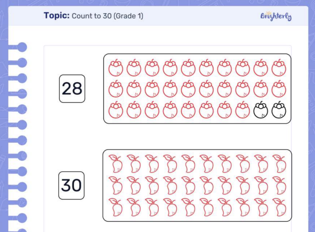 Counting to 30 Worksheets [Free Download]