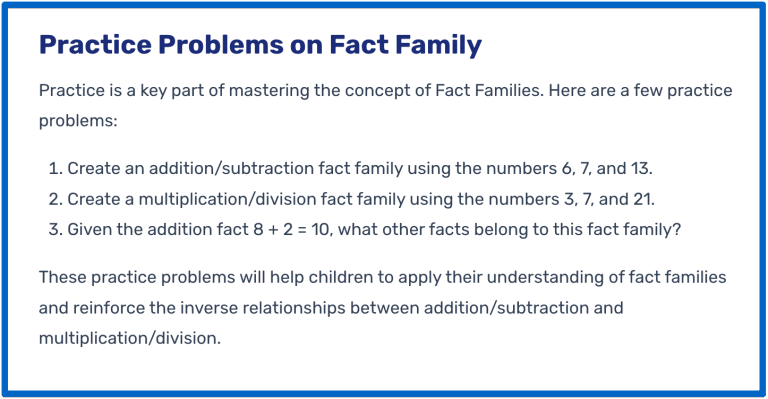 Math Facts Worksheets [Free Printable]