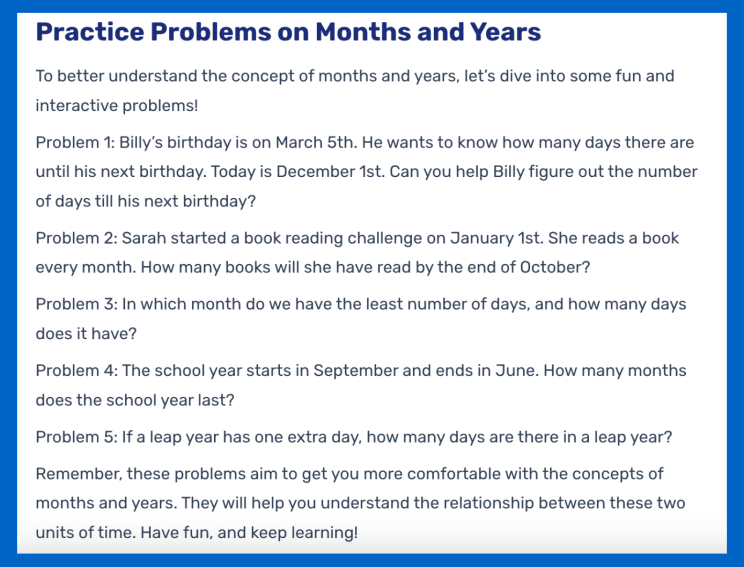 Calendar Worksheets [Free Printable]