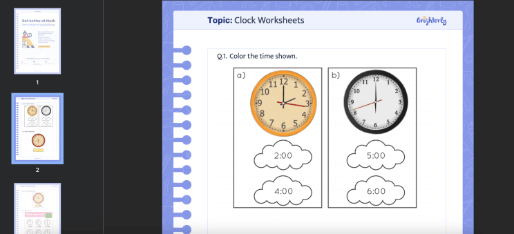 Clock Worksheets [Free Printable]