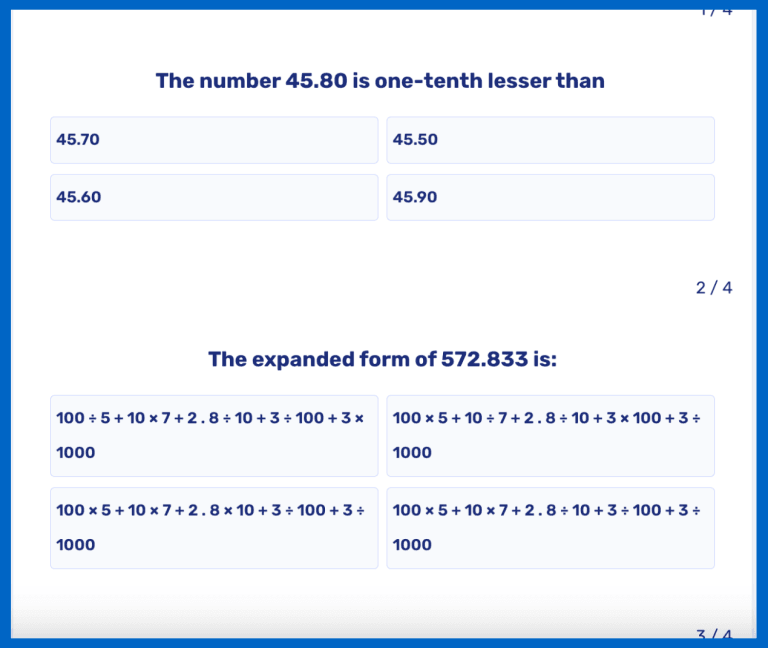 Comparing and Ordering Decimals Worksheets [Free Printable]