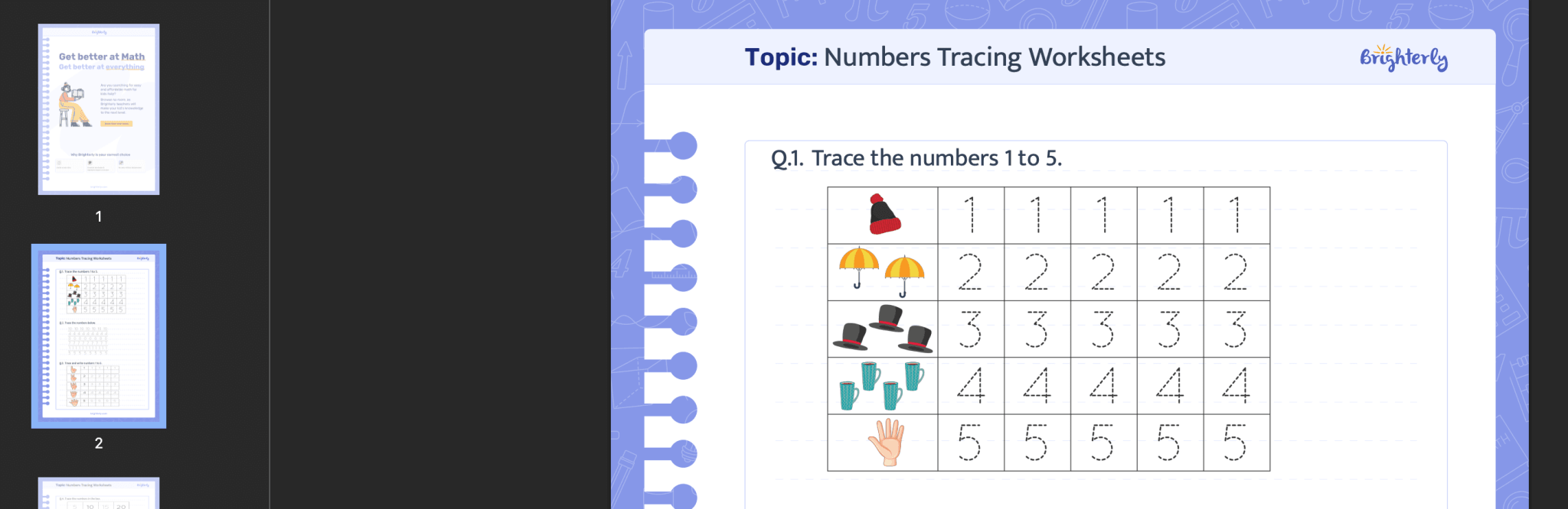 Tracing Numbers Worksheets [Free Printable]