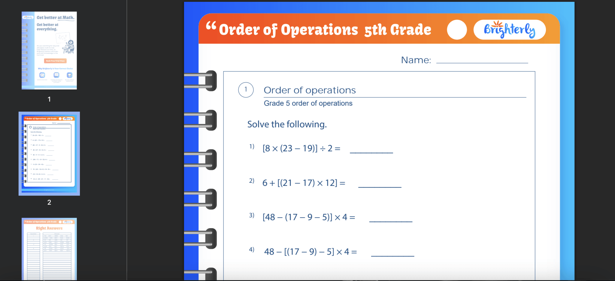 5th Grade Common Core Math Worksheets [Free Printable]