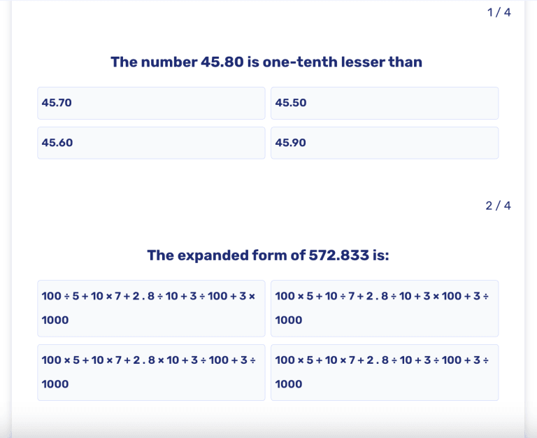 5th Grade Decimal Worksheets [Free Printable]