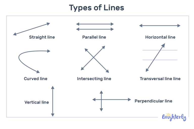 What are Types of Lines ⭐ Definition, Diagram, Examples, Facts