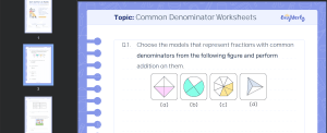 FREE Common Denominator Worksheets [PDFs] Brighterly.com