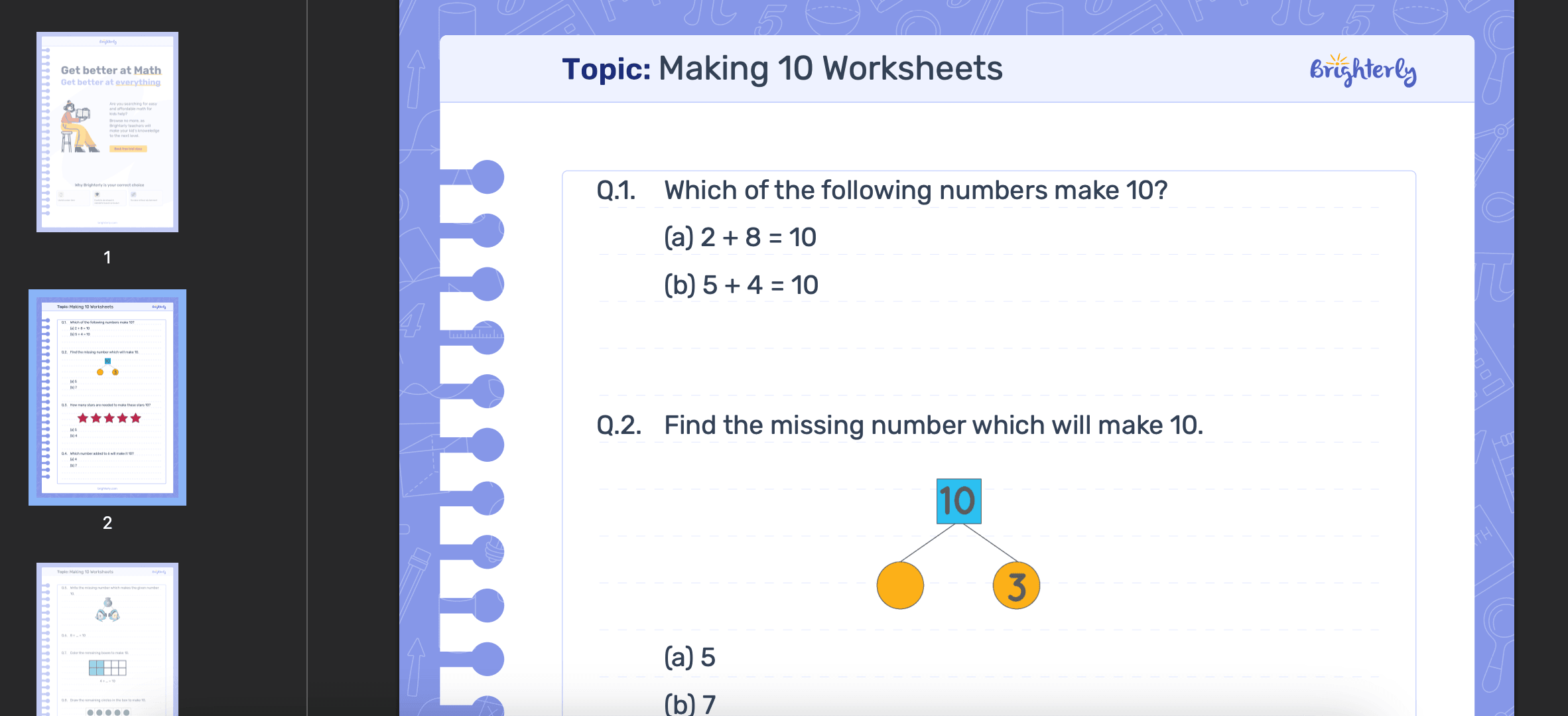 Making 10 Worksheets [Free Printable]