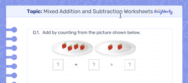 FREE Mixed Addition And Subtraction Worksheets [PDFs] Brighterly.com