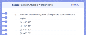 FREE Pairs Of Angles Worksheets [PDFs] Brighterly.com