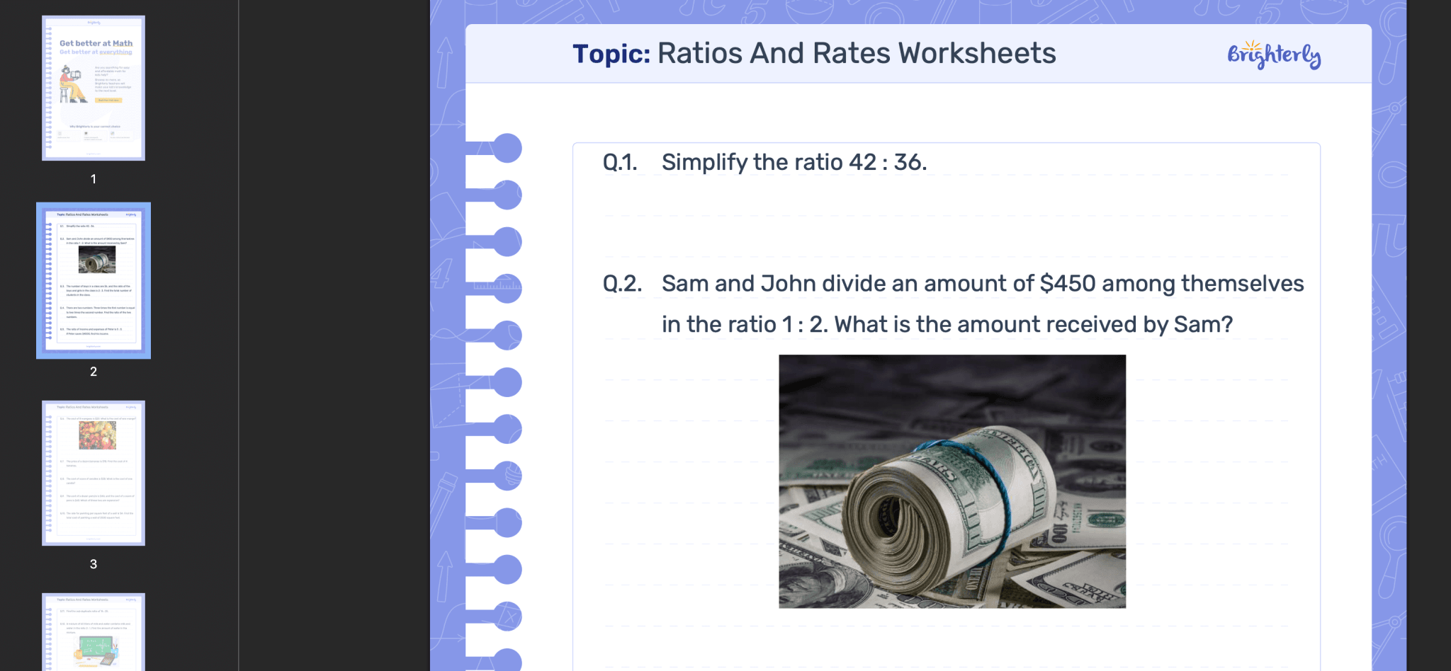 Ratios And Rates Worksheets [Free Printable]