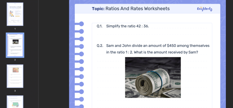 Ratios And Rates Worksheets [Free Printable]