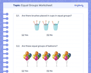 Simplify your knowledge with equal groups worksheets concepts and make learning fun