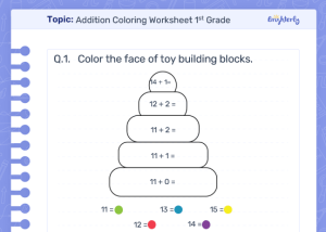 Unlock your math confidence with coloring worksheets for grade 1