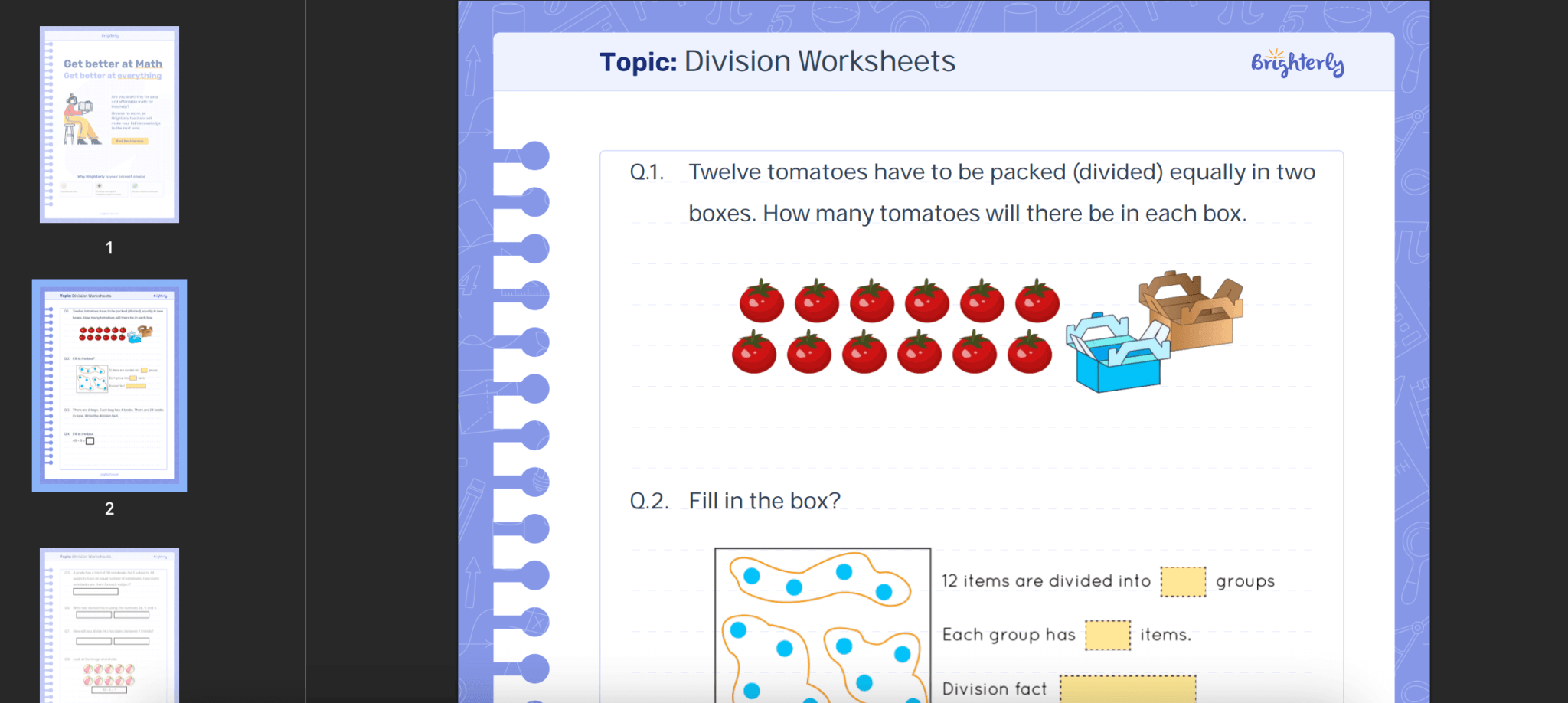 Division Worksheets for Grade 2 [Free Printable]