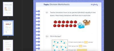 Division Worksheets for Grade 2 [Free Printable]