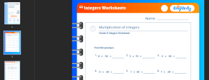 Integer Word Problems Worksheet [Free Printable]