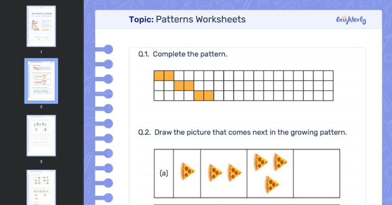 Patterns Worksheets For Grade 2