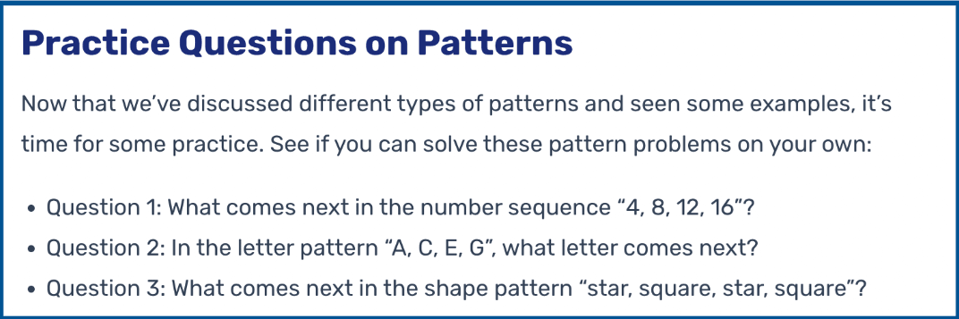 Patterns Worksheets For Grade 2