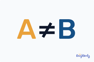 Not Equal Sign: Definition and Examples