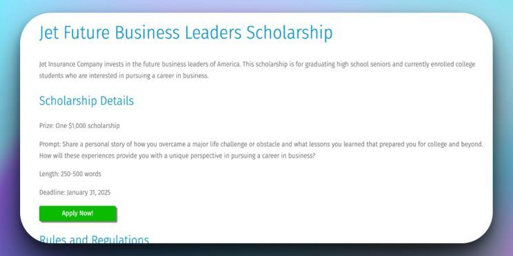 Top 15 Scholarships for High School Students 2024 - 2025