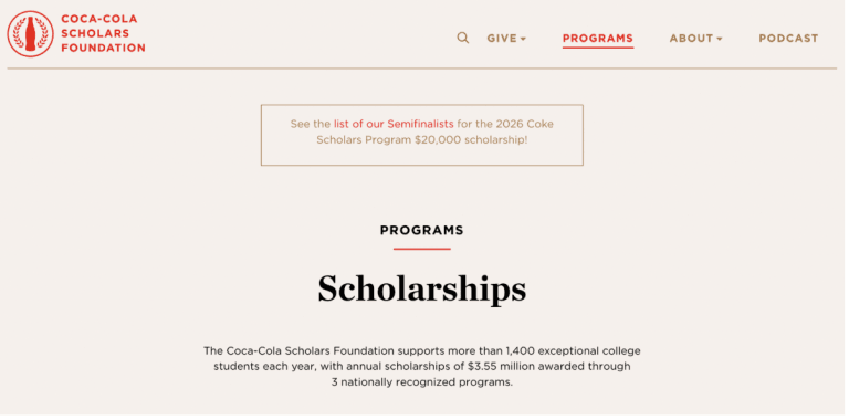 Top 15 Scholarships for High School Students 2026