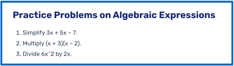 Writing algebraic expressions worksheet [Free Printable]