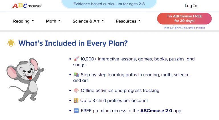 ABCmouse Price: Detailed Breakdown 2026