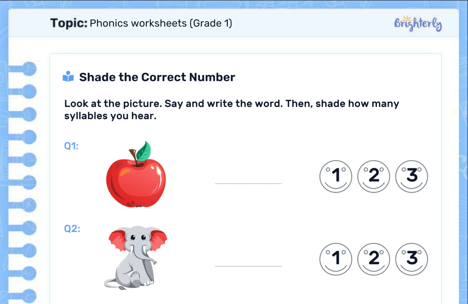 1st Grade Phonics Worksheets [Free Printable]