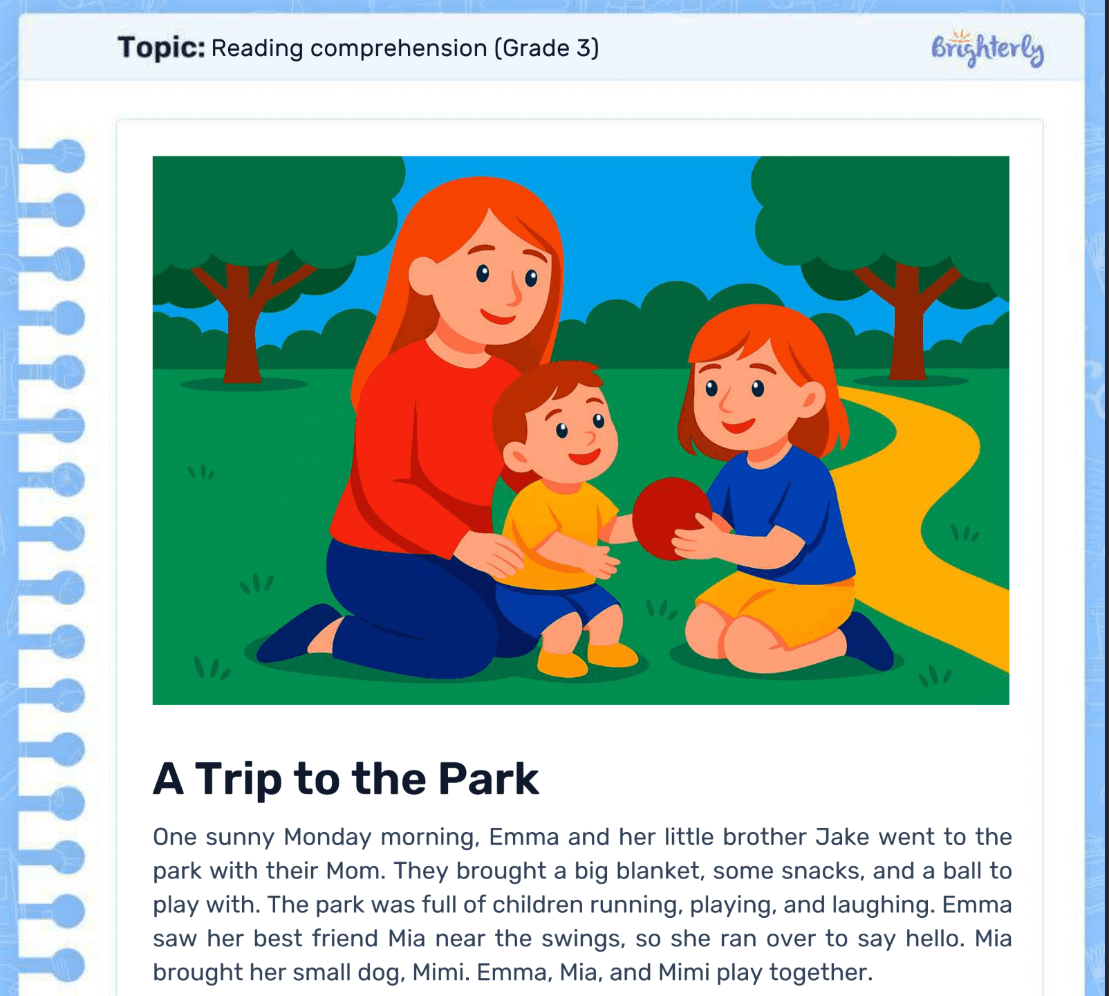 3rd Grade Reading Comprehension Worksheets [Free Printable]