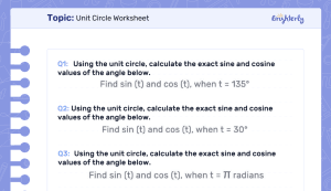 Unit Circle Worksheet [Free Printable]