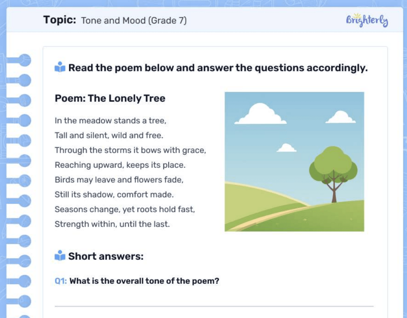 Tone and Mood Worksheet [Free Printable]